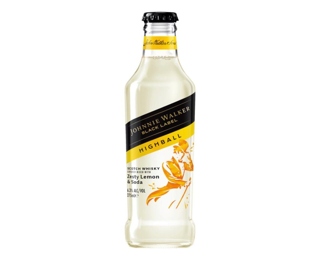 JOHNNIE WALKER HIGHBALL ZESTY LEMON & SODA - Liquor2door